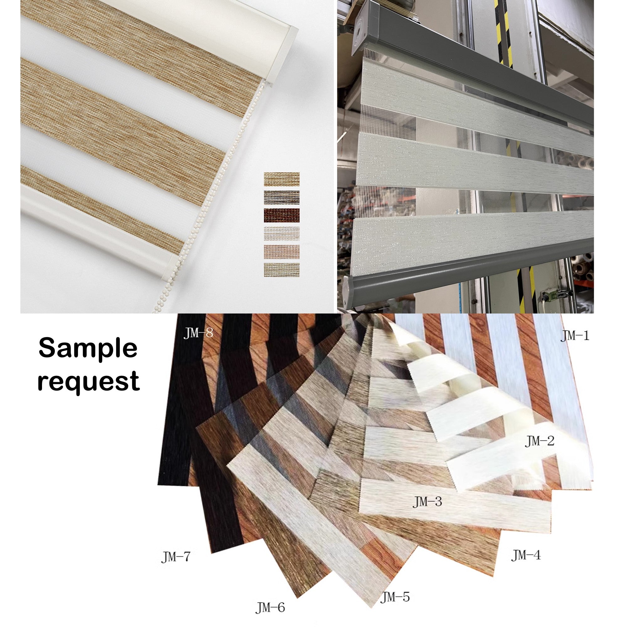 Zebra Shade Textile Sample – Art Shades