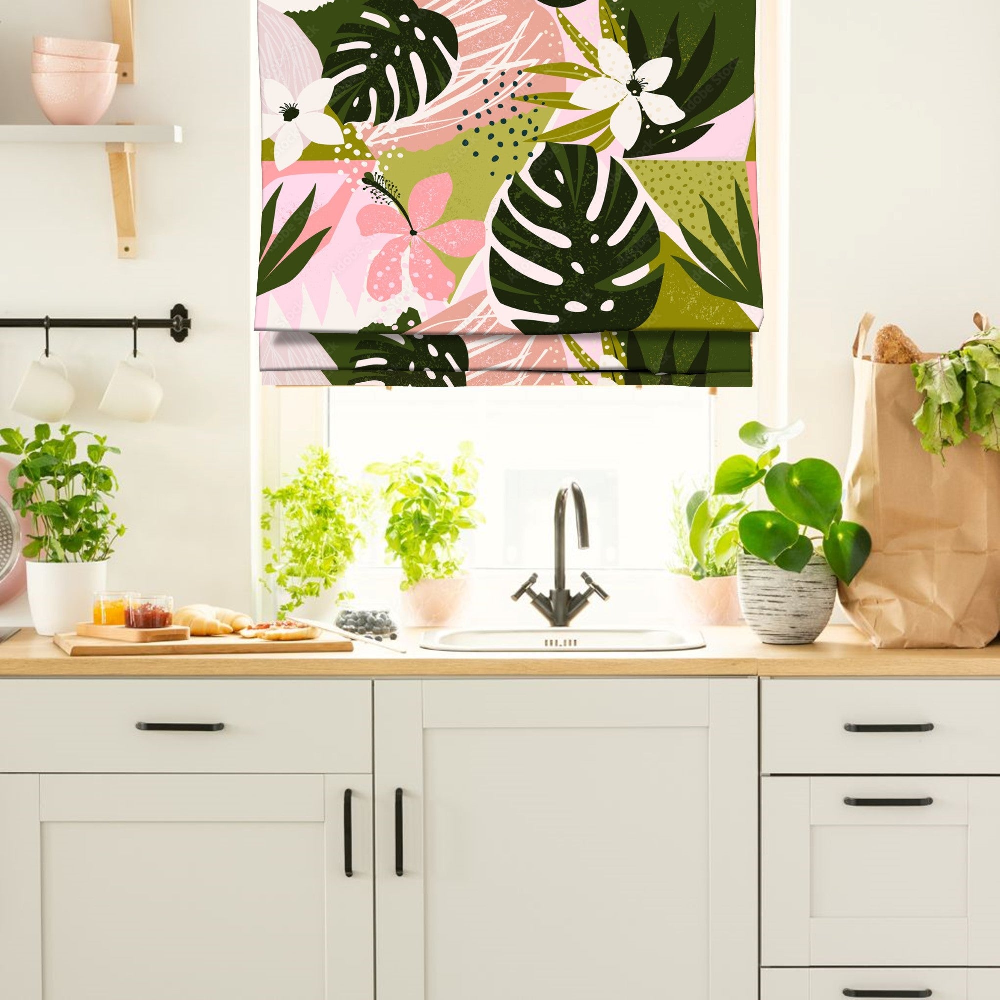 Roman Shades For Kitchen Best Kitchen Window Treatments In Malibu,