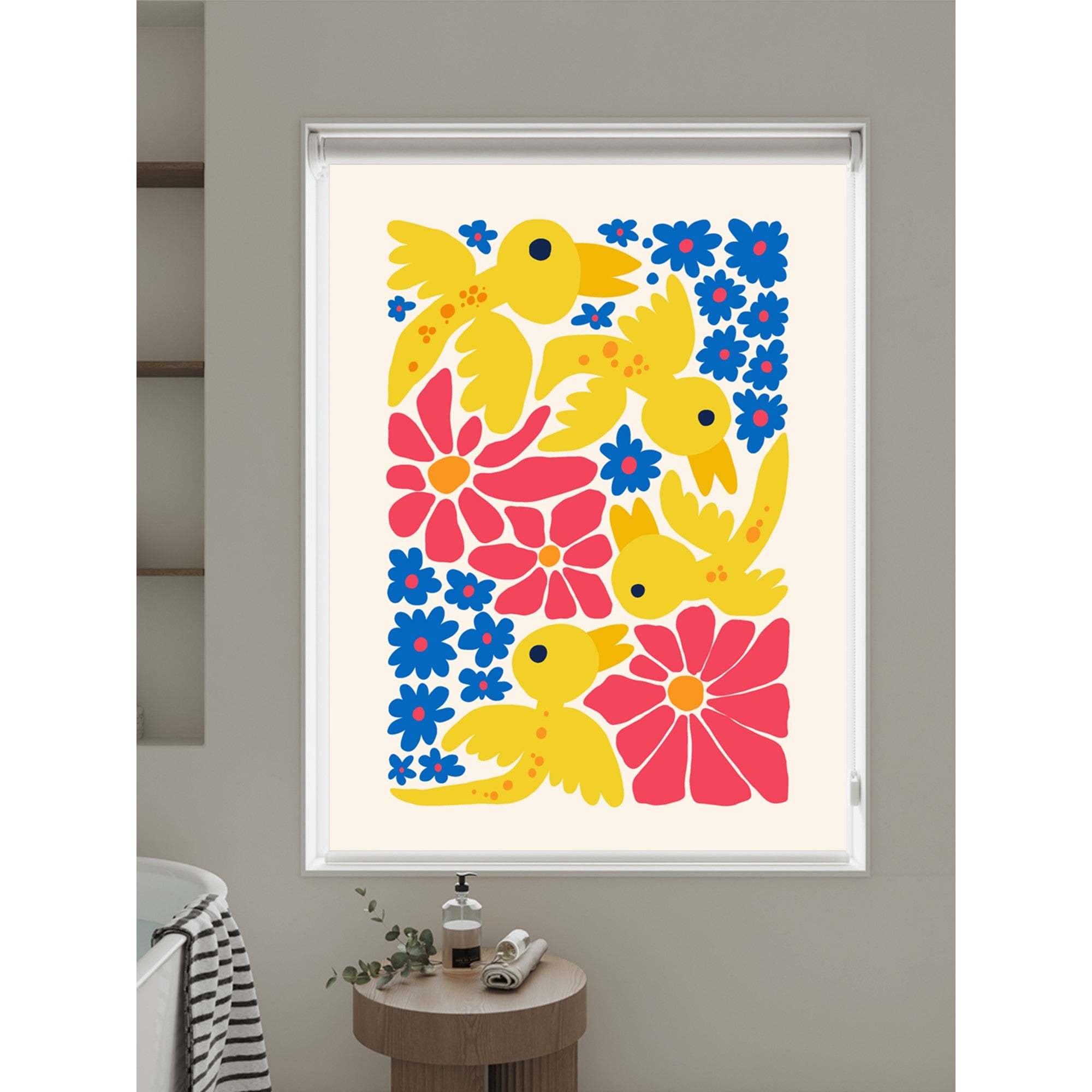 Spring Garden Birds Window Roller Shade – Art Shades
