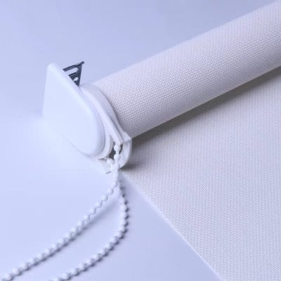 Plain Off-White Roller Shade – Art Shades