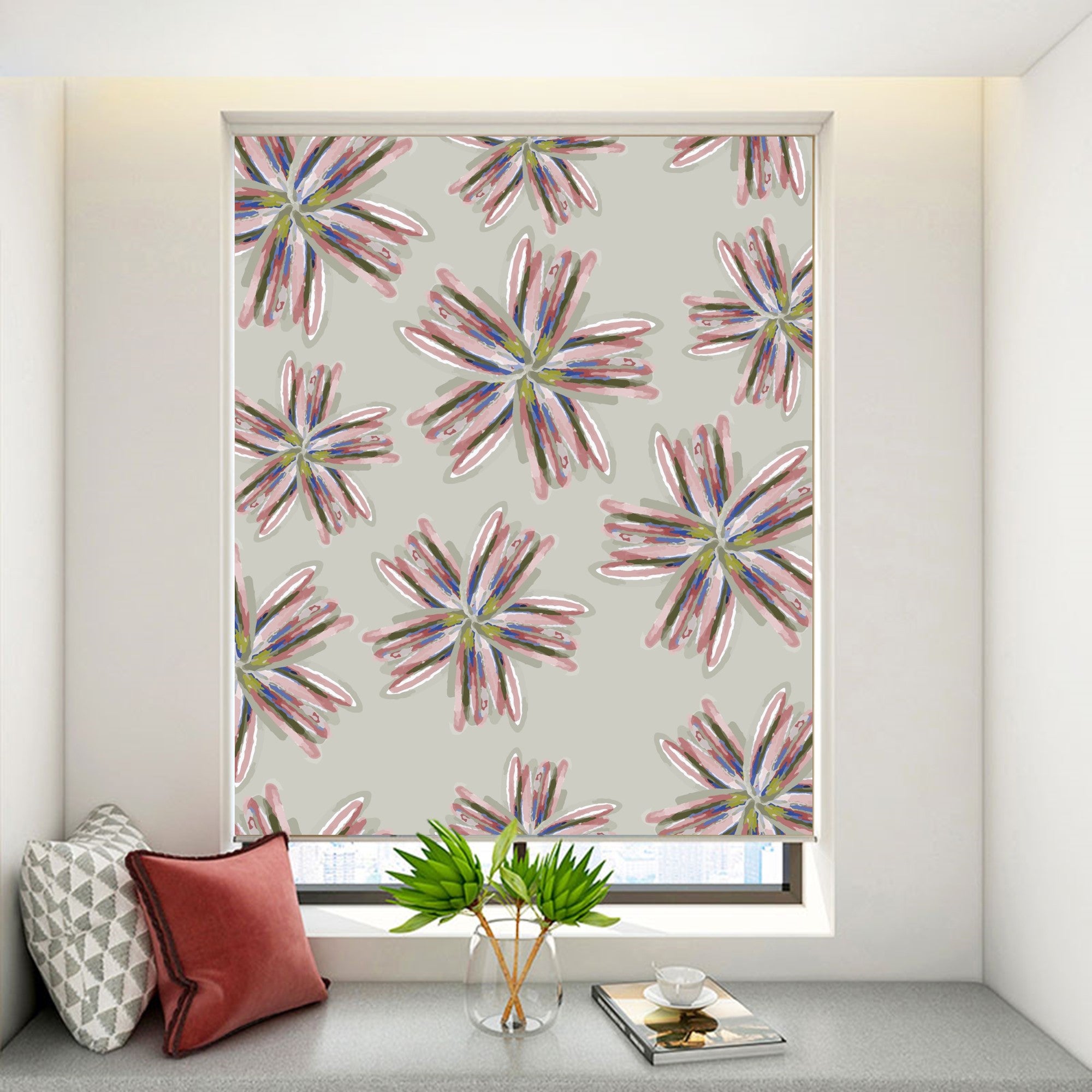 Star Flower Petals Window Roller Shade – Art Shades
