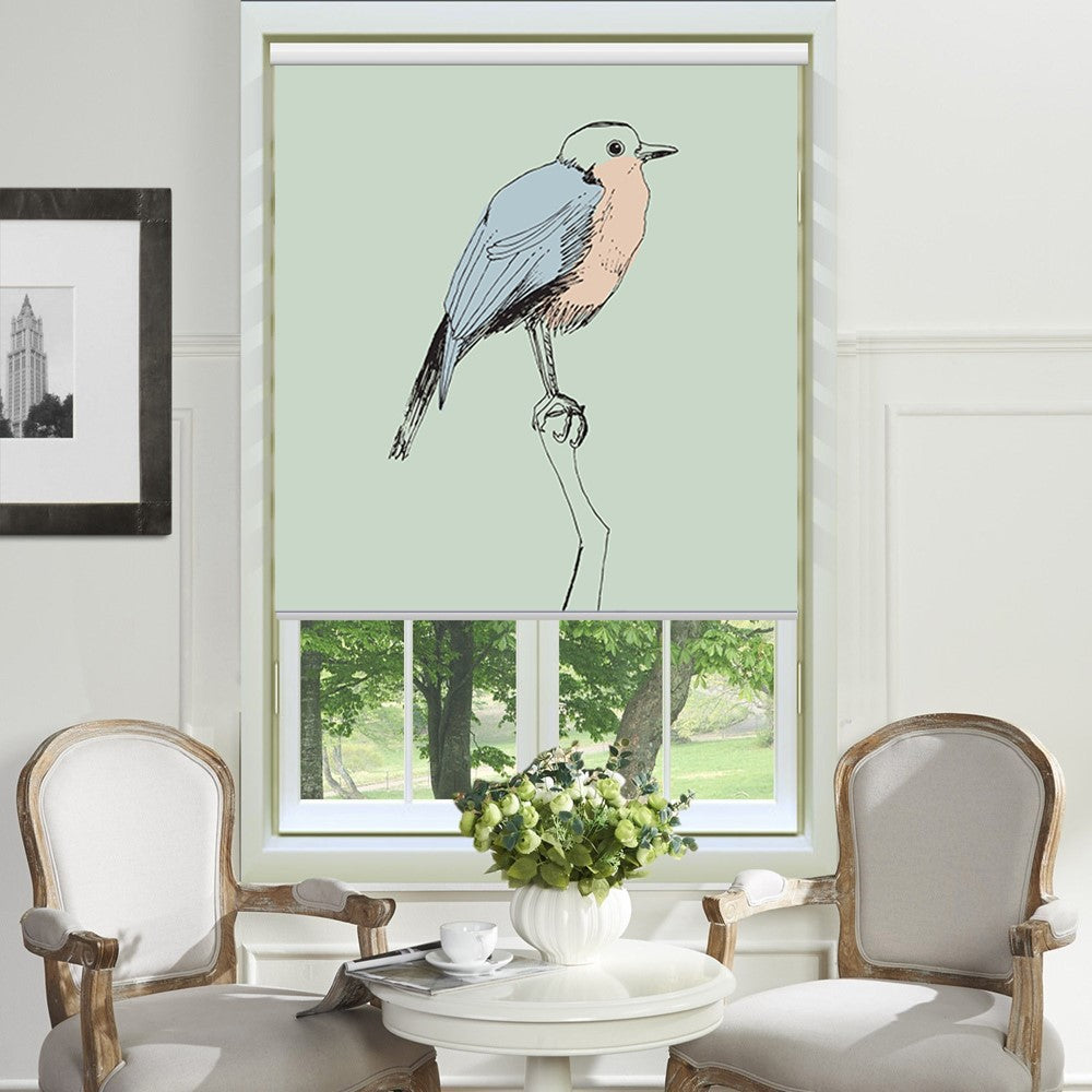 Bird Natural Print Window Roller Shade – Art Shades