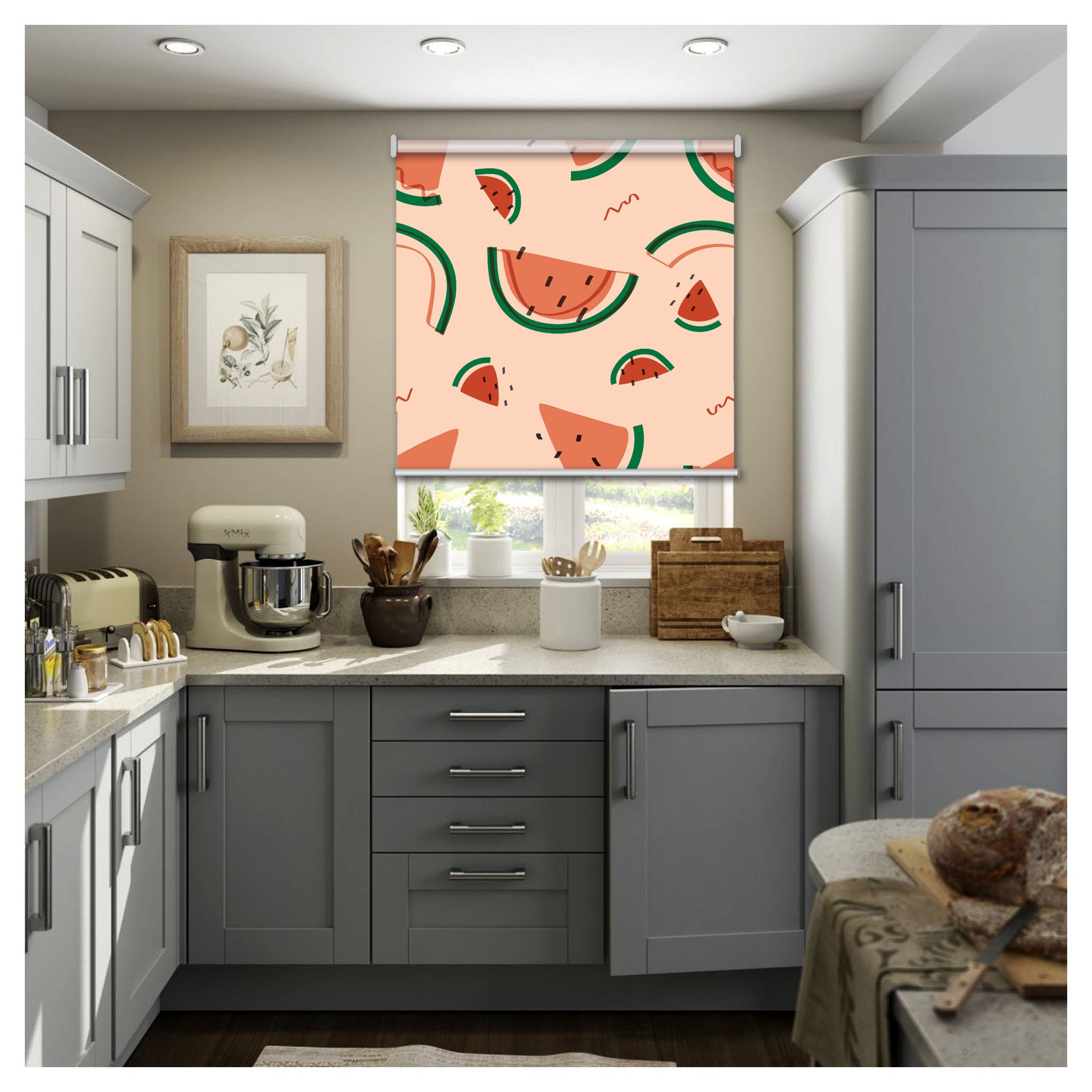 Summer Watermelon Fruits Window Roller Shade – Art Shades